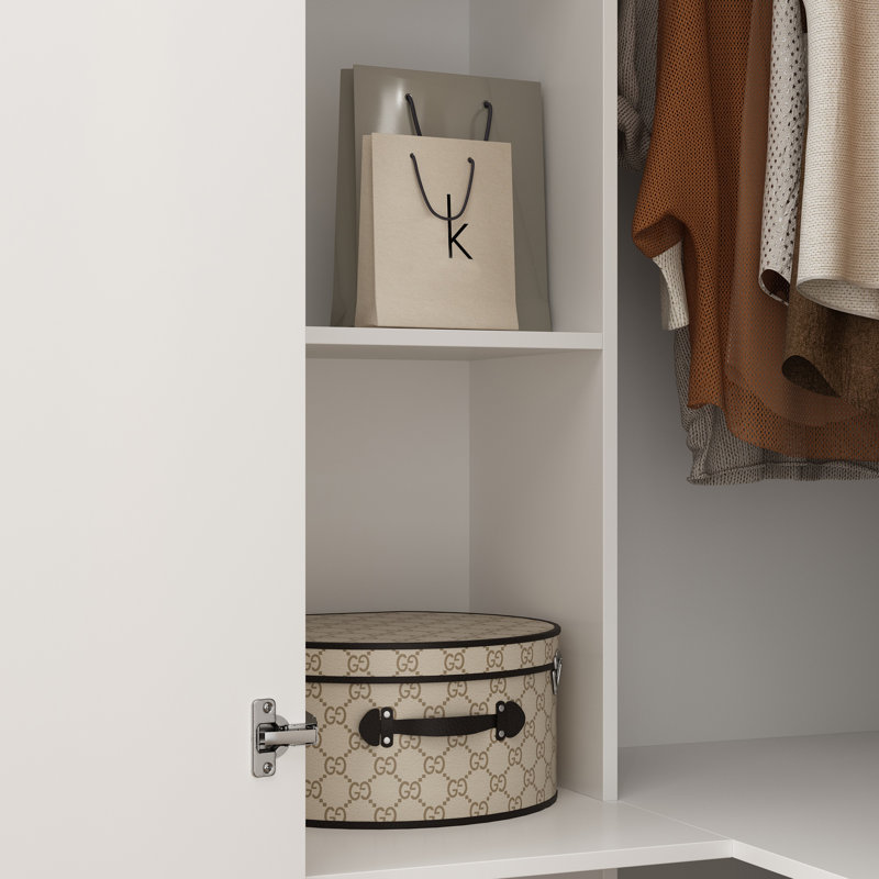 Corner wardrobe studio store